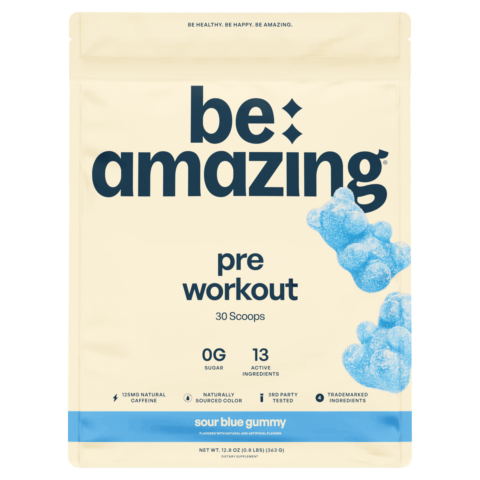BEAM: Be Amazing Premium pre workout powder supplement improve workout