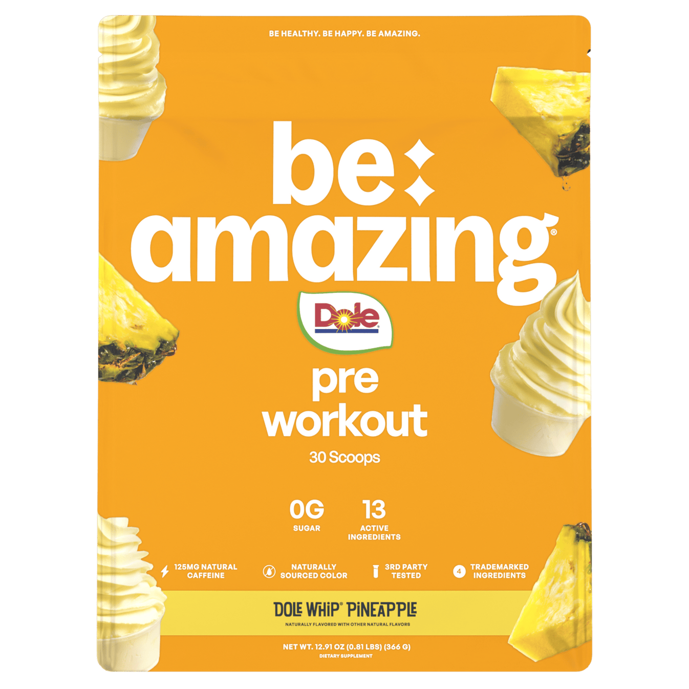 BEAM: Be Amazing Premium pre workout powder supplement improve workout