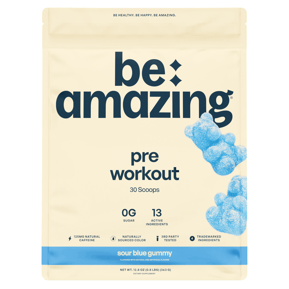 BEAM: Be Amazing Premium pre workout powder supplement improve workout