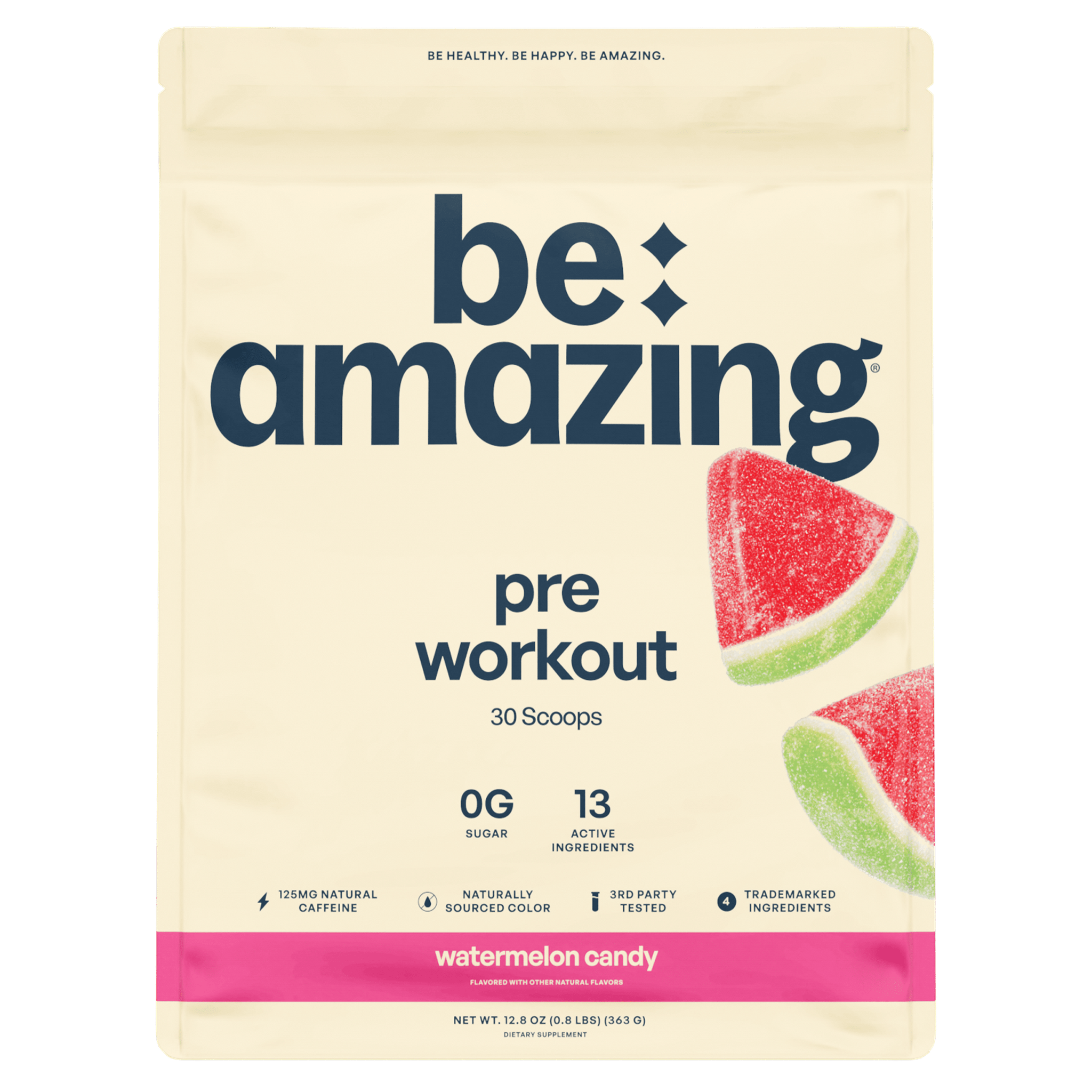 BEAM: Be Amazing Premium pre workout powder supplement improve workout