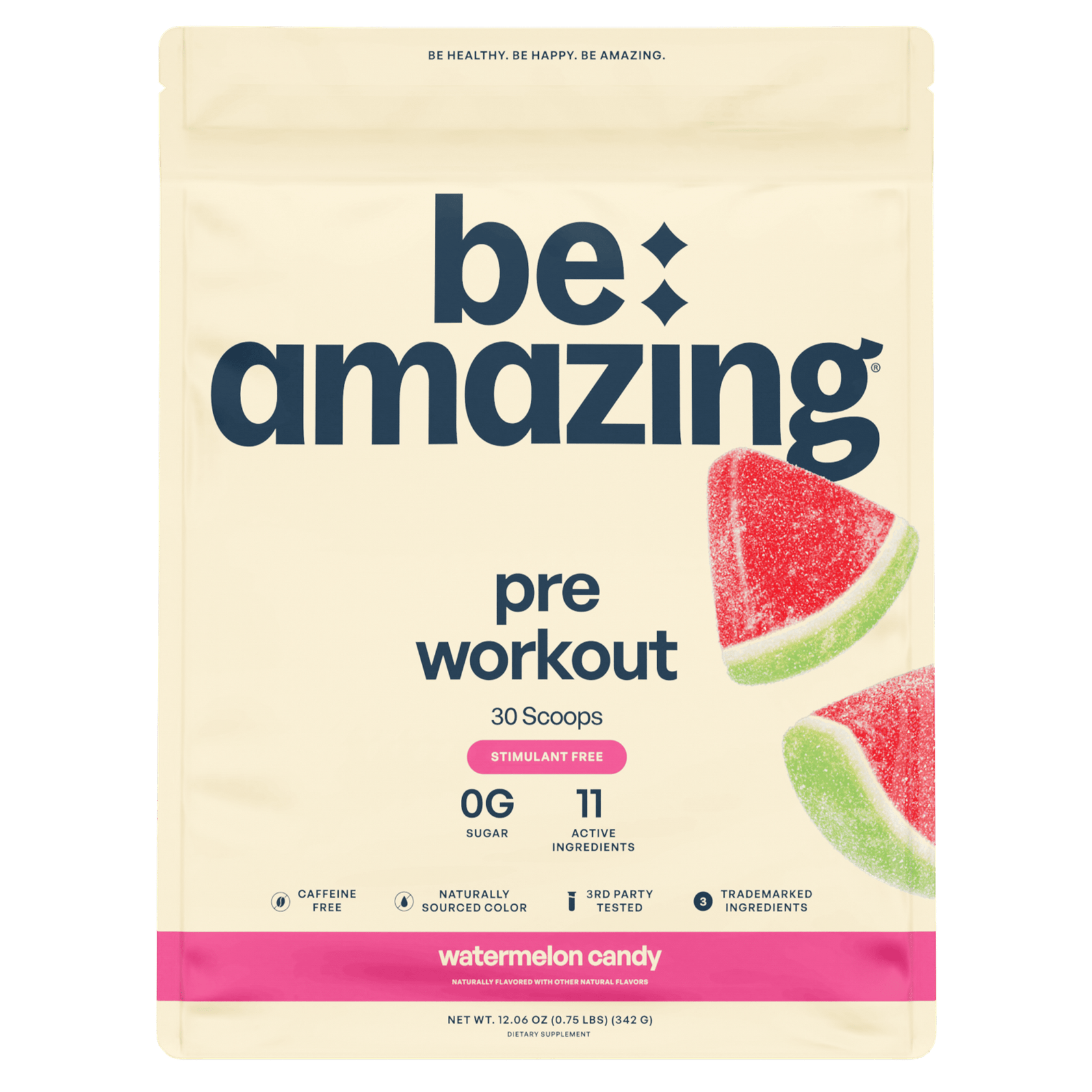 BEAM: Be Amazing Premium pre workout powder supplement improve workout