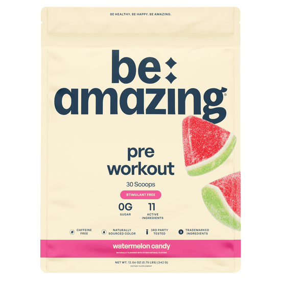 BEAM: Be Amazing Premium pre workout powder supplement improve workout