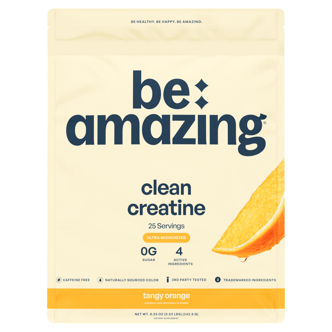 Be Amazing clean creatine supplement for muscle building and strength