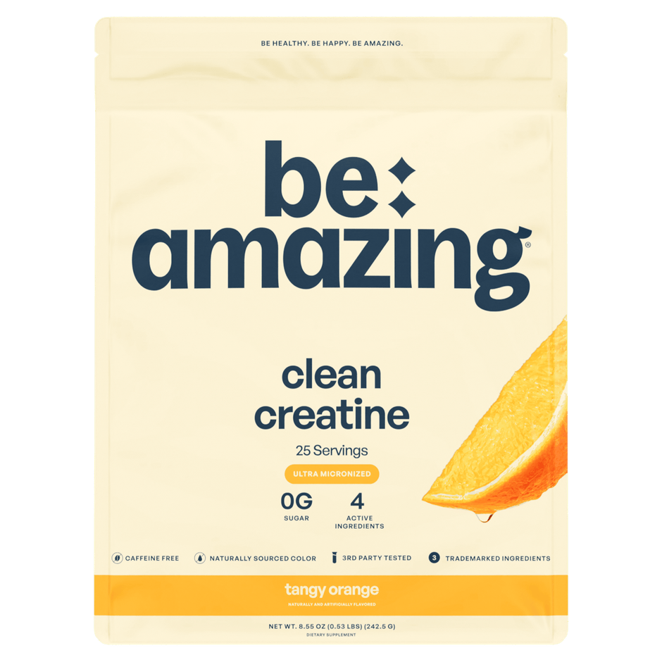 Be Amazing clean creatine supplement for muscle building and strength