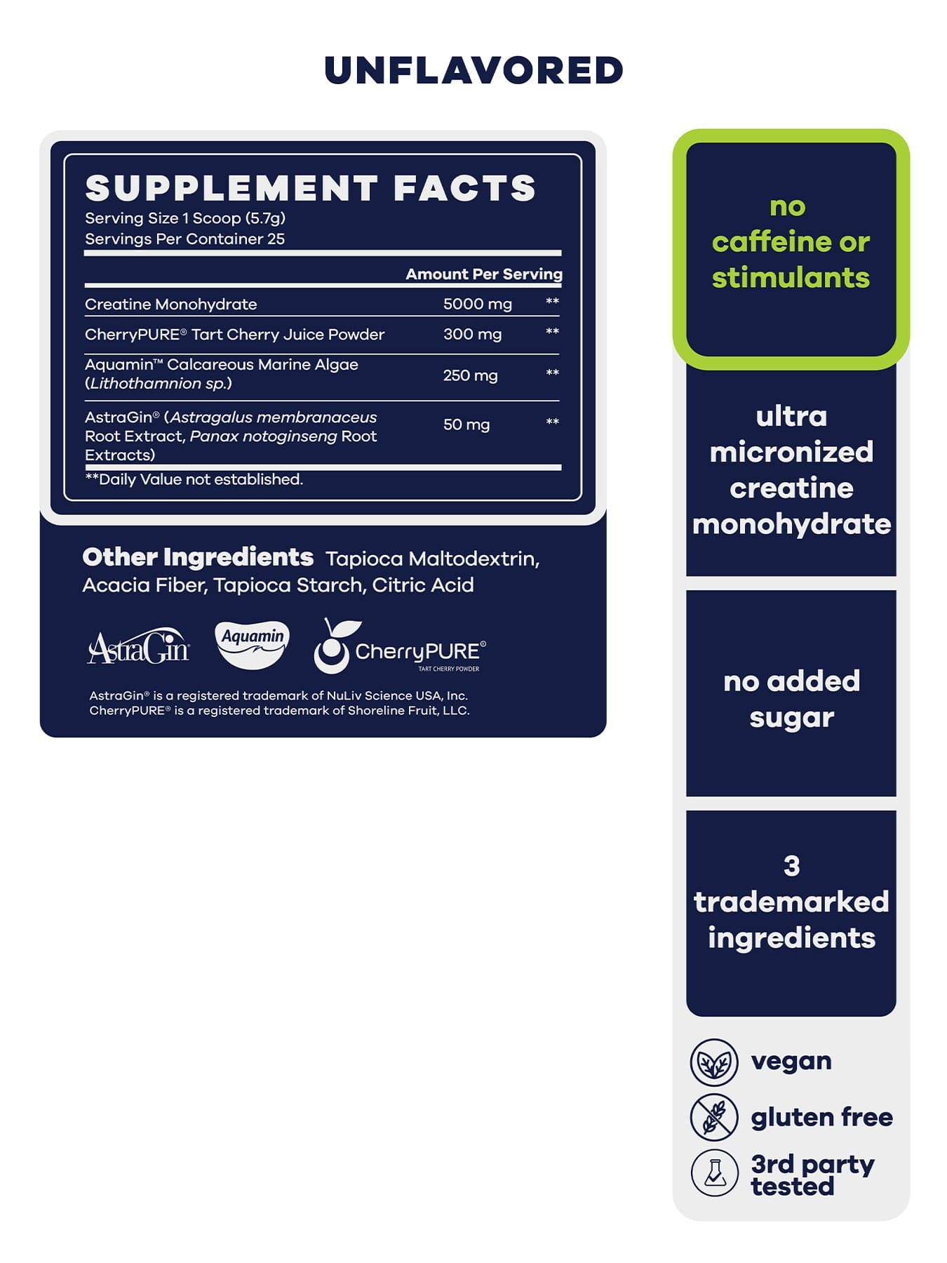 Be Amazing clean creatine supplement for muscle building and strength