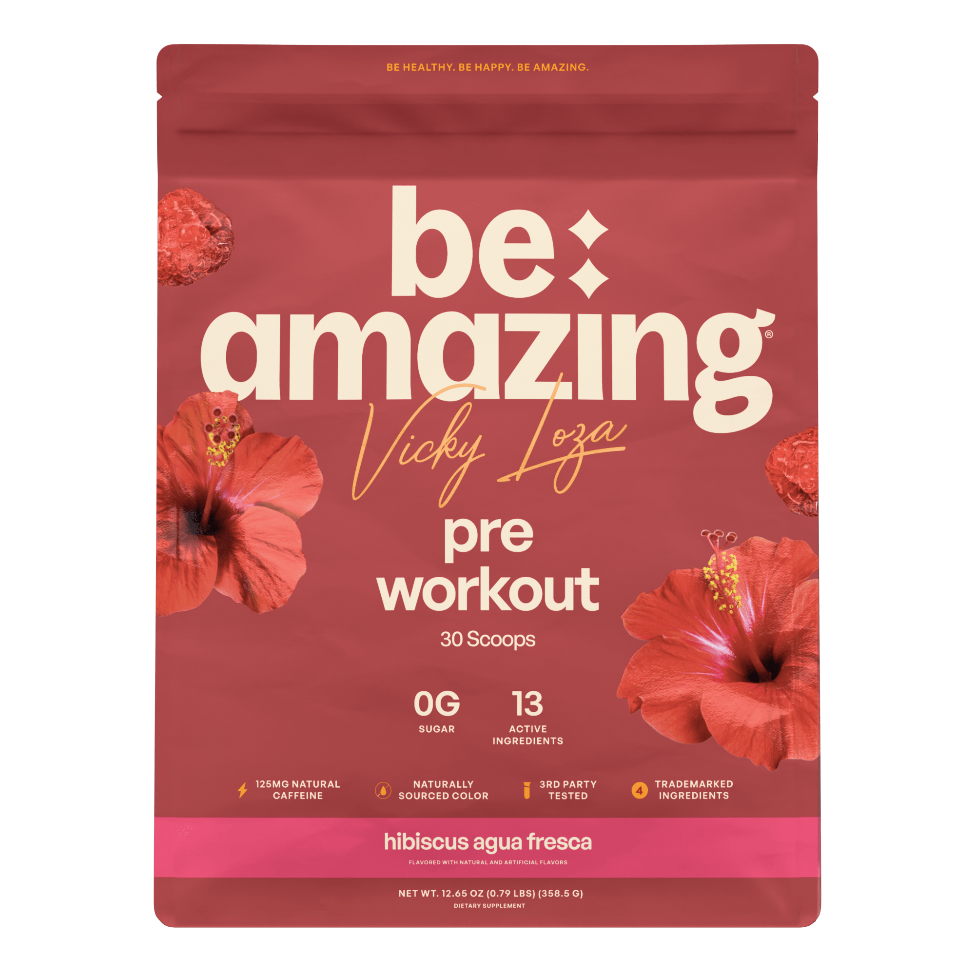 BEAM: Be Amazing Premium pre workout powder supplement improve workout