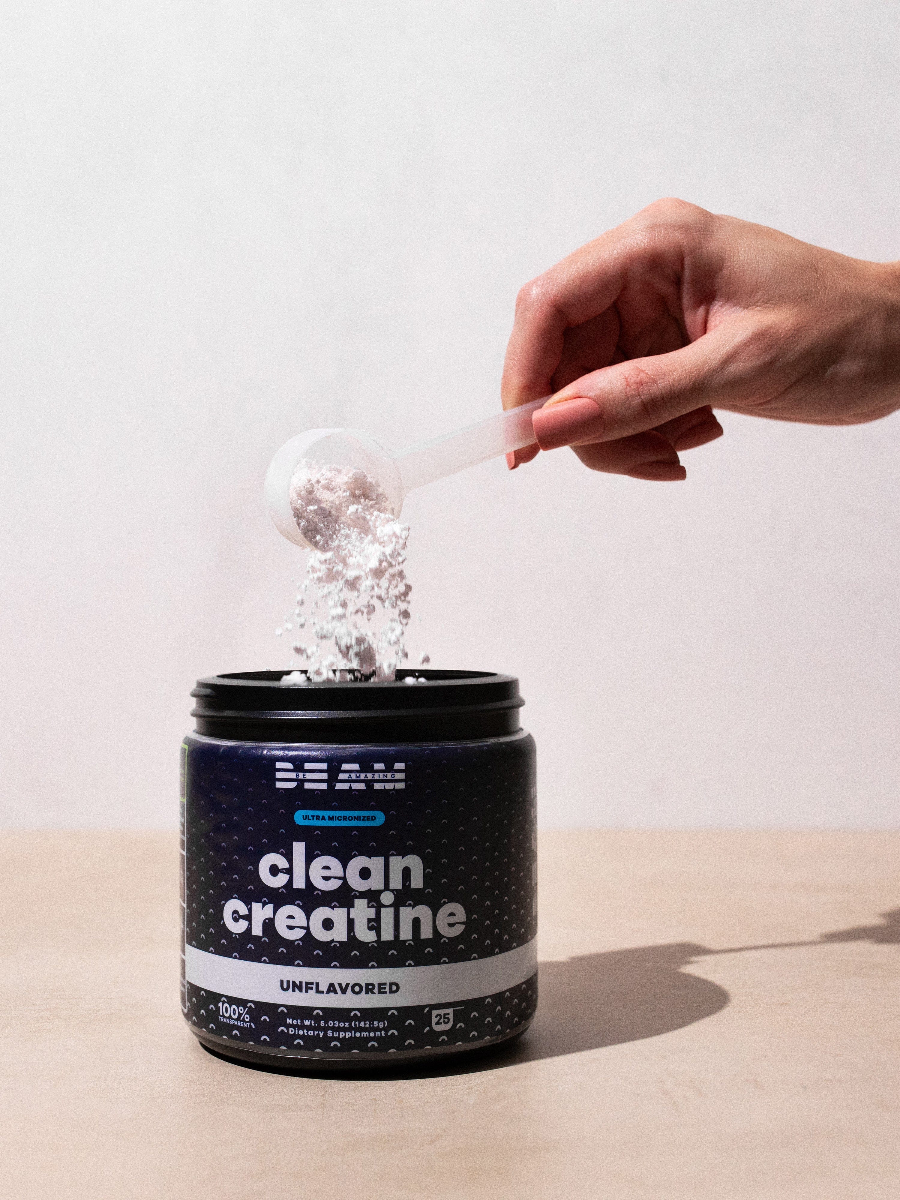 Be Amazing clean creatine supplement for muscle building and strength