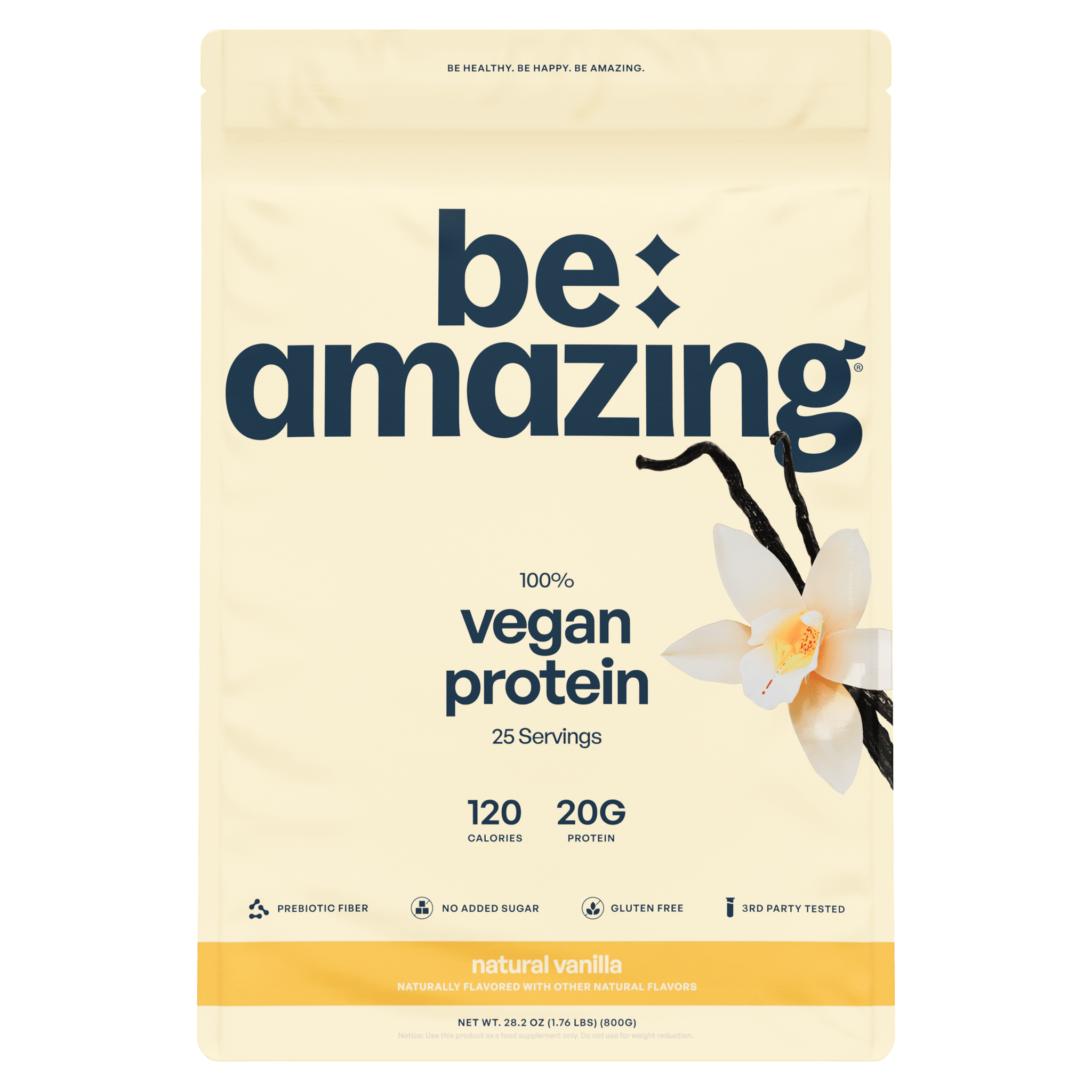 Be Amazing Premium vegan protein Powder Supplement l plant based ...