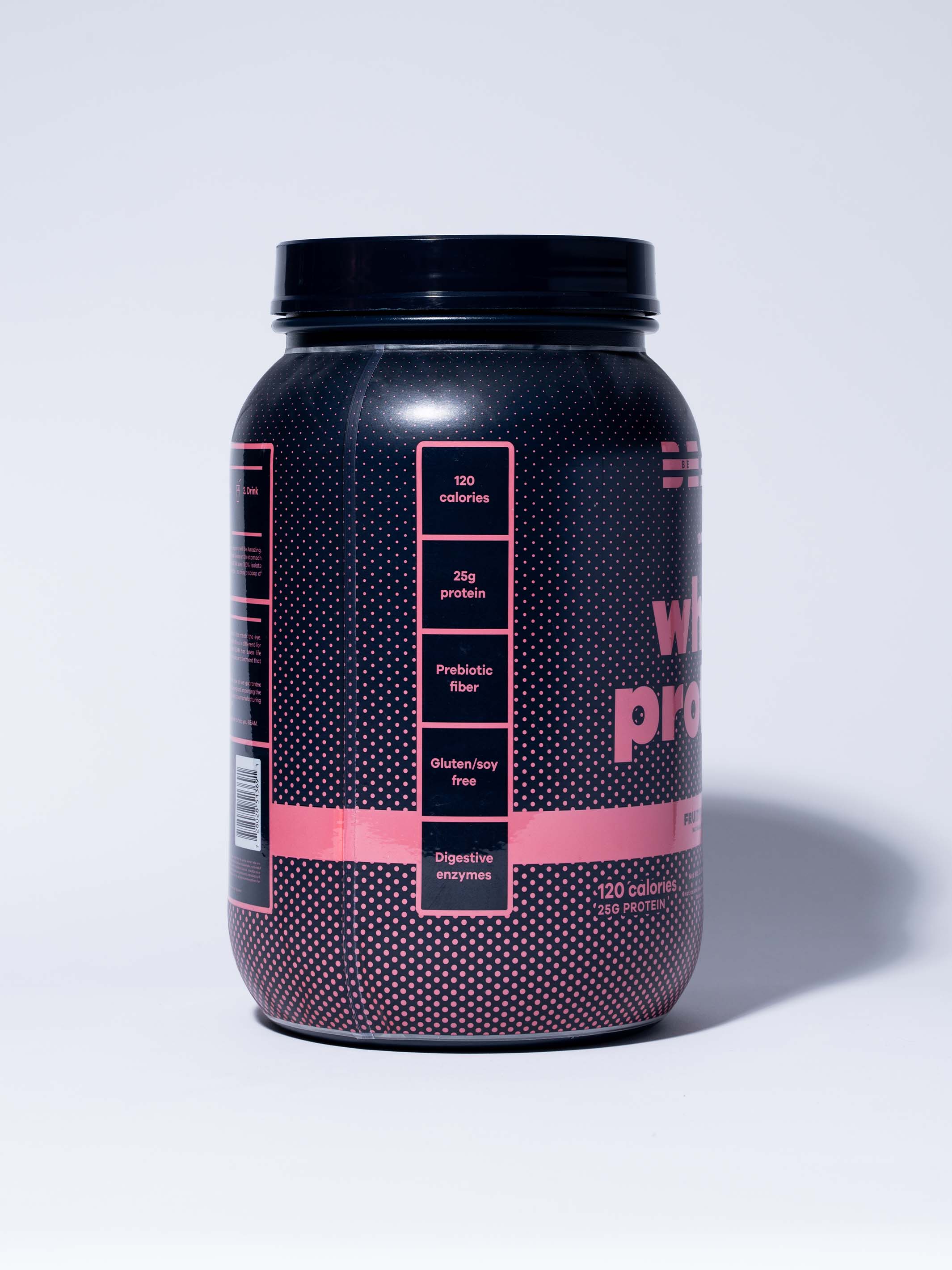 Be Amazing whey protein Isolate Powder Supplement shakes & smoothies